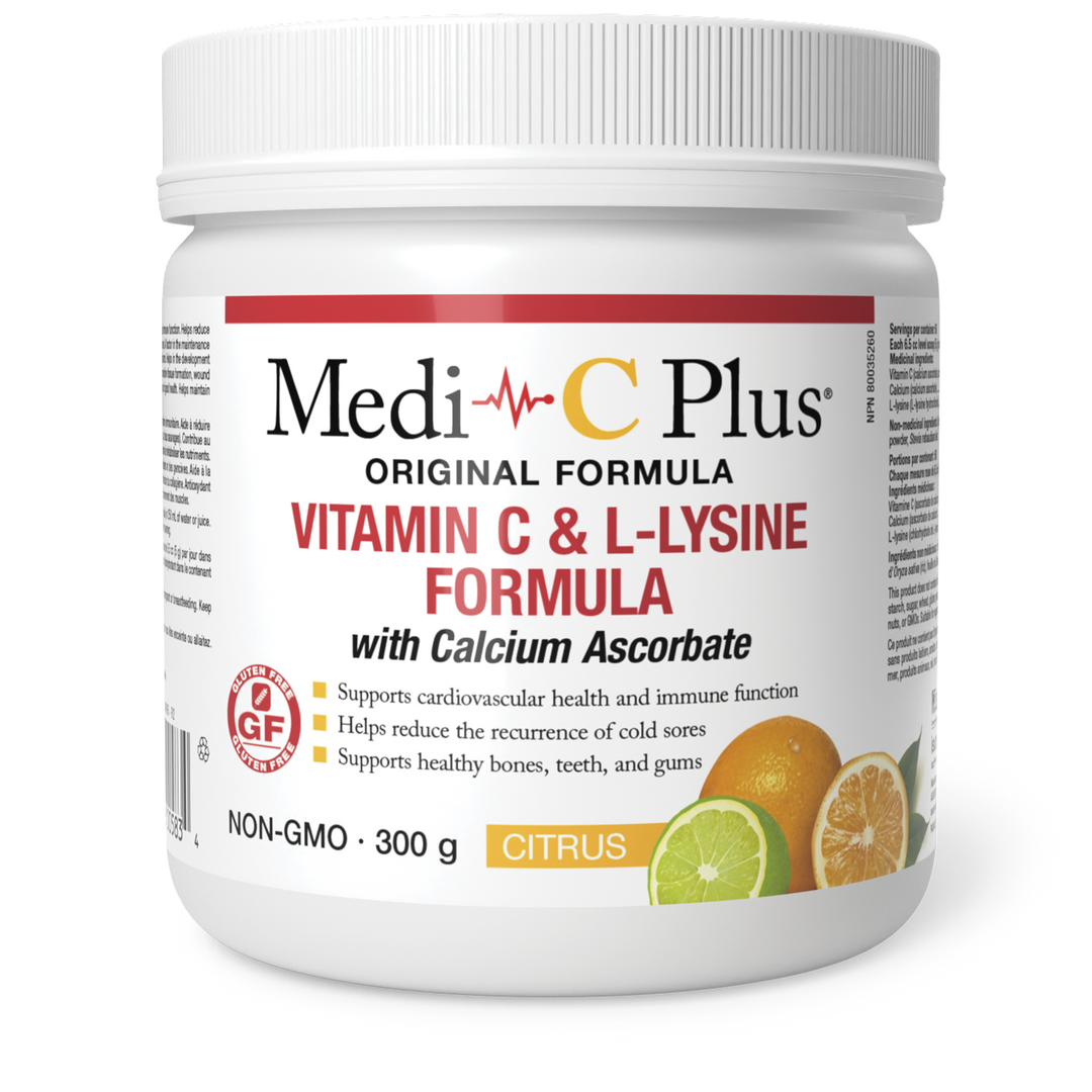 Medi~C Plus Citrus w/ Calcium Pwd 300g – New Age Health Food Store